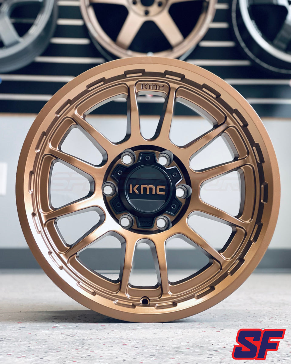 KMC KM727 WRATH 17X8.5 -10 6X139.7 BRONZE – Speed Factor