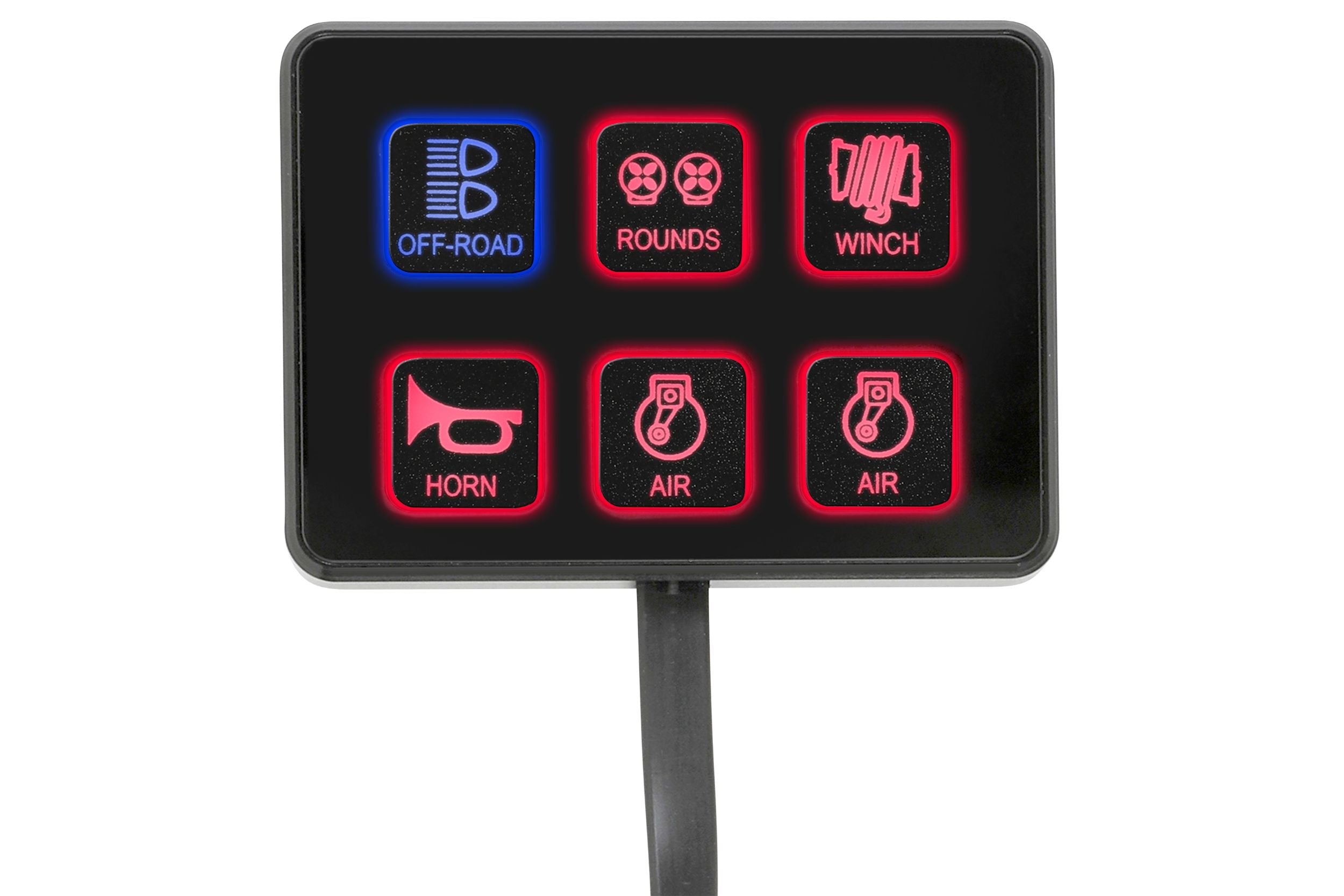 Pro Comp SS6 Universal Upfitter Switch Panel: Universal – Speed Factor