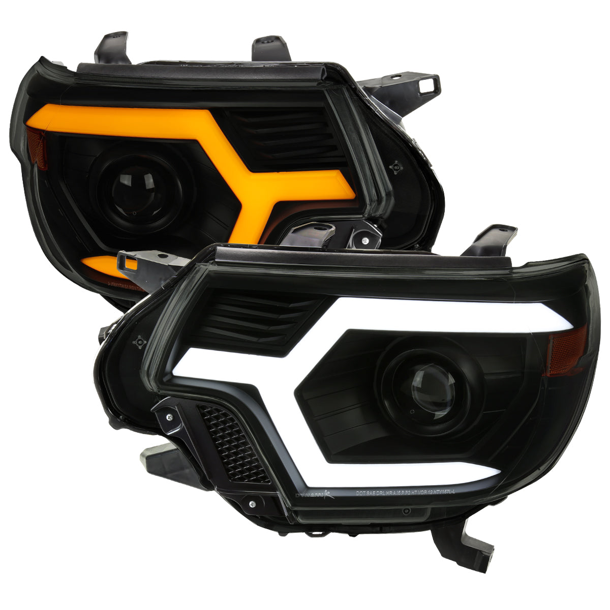 2012-2015 Toyota Tacoma Switchback Sequential LED Bar Projector Headli ...
