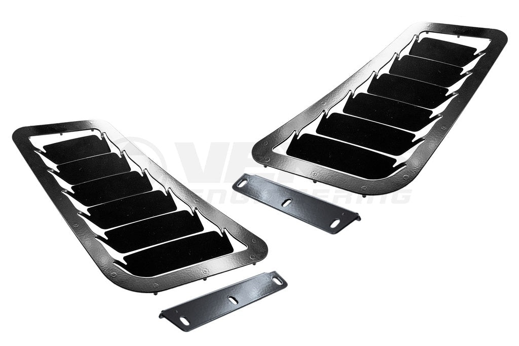 Verus Engineering Hood Louver Kit - Volkswagen Golf R/GTI MK7 - Black ...
