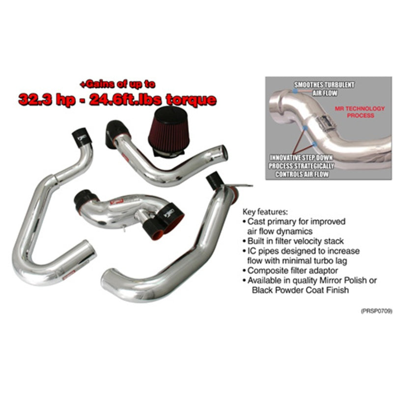 Injen 03-06 Evo 8/9/MR Cast Aluminum Intake System w/ Full Intercooler ...