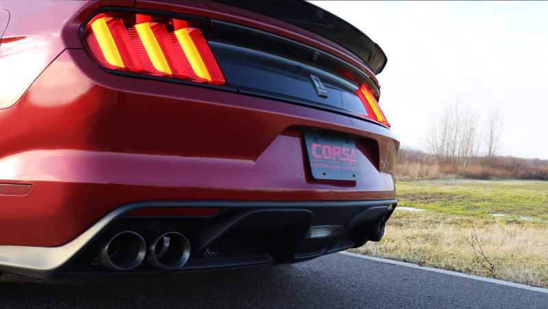 Corsa 2015-2020 Ford Mustang GT350 3in Double X Pipe Exhaust - CORSA ...