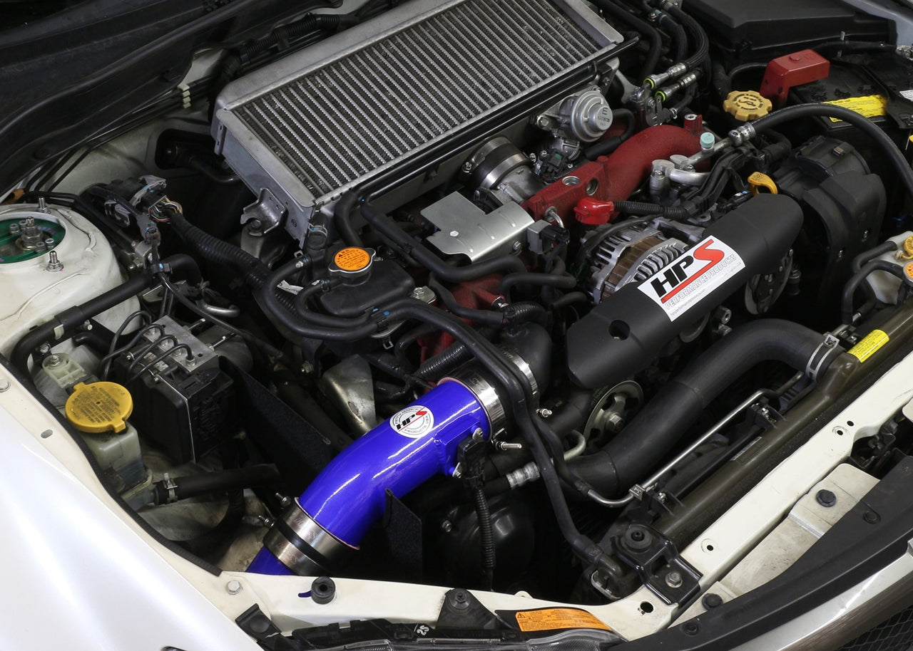 HPS Performance Cold Air Intake Kit 2008-2014 Subaru WRX STI 2.5L Turbo ...