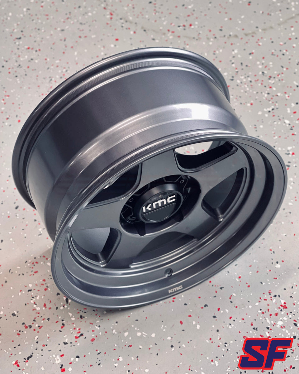 KMC KM728 LOBO 17X8.5 -10 6X139.7 MATTE ANTHRACITE – Speed Factor