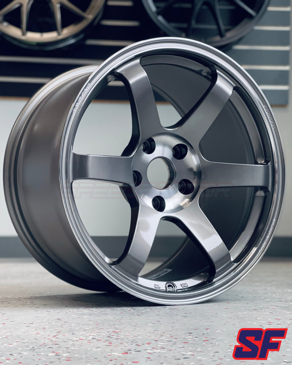 VOLK RACING TE37 SAGA SL 18x10.5 +30 5X120 PRESSED GRAPHITE - Wheels ...